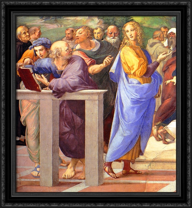 Disputation of the Holy Sacrament (La Disputa) [detail: 10a] 28x30 ...