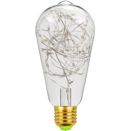 st64 Led Bulbs Copper Wire Light Decorative Twinkle Star Edison Bulb ...