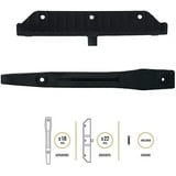 Nuvo Iron Black Louver Hardware System LSB48, Adjustable and Versatile ...