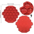 Creativee 2Pcs 19 Cavities Honeycomb Bees Silicone Cake Mould Soap DIY ...