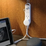 CyberPower GC306U Reach & Charge USB/AC Power Cord, 6ft Braided Cable ...