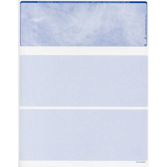 Compuchecks 1000 High Security Blank Check Paper, QuickBooks Compatible ...