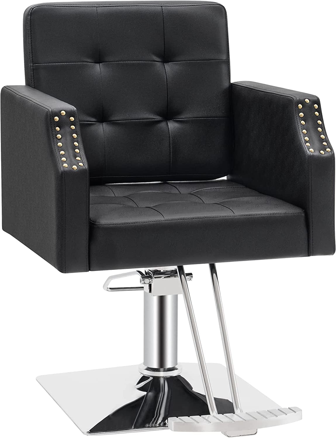 BarberPub Classic Salon for Hair Stylist,Hydraulic Barber Styling Chair ...