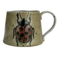 Creative Co-Op Stoneware Mug Set with Insect and Bird Designs, Multicolor, Set of 4 - Walmart.com