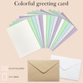 30-Piece Greeting Card Making Kit with Envelopes, Stickers and Ribbon ...