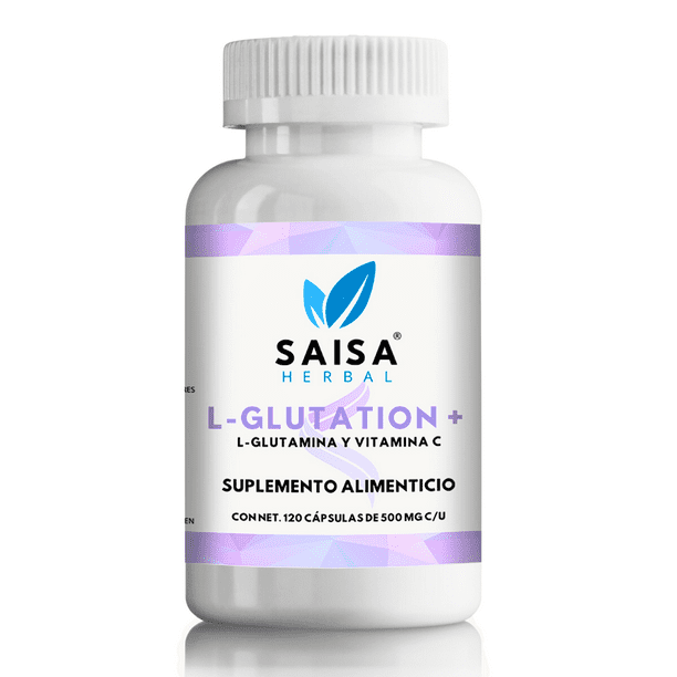 L-glutation + Glutamina Y Vitamina C De 120 Cáp | Bodega Aurrera en línea