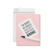 Koyal Wholesale Funny I'm Sorry Jumbo Card I'm Truly Sorry Blank I'm ...