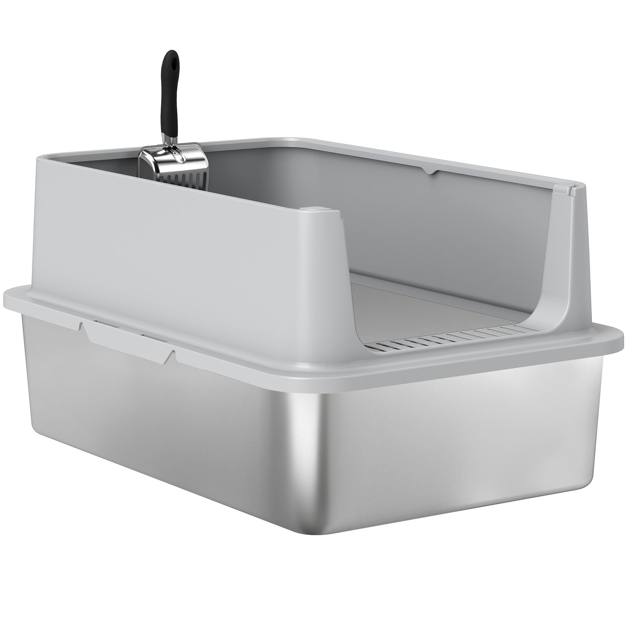 Click here for Ecorepono Xl Stainless Steel Cat Litter Box For Bi... prices