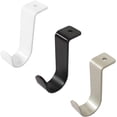 Curtain Rod Brackets for Ceiling-Mounted, Drapery Rod Holder for 1 ...