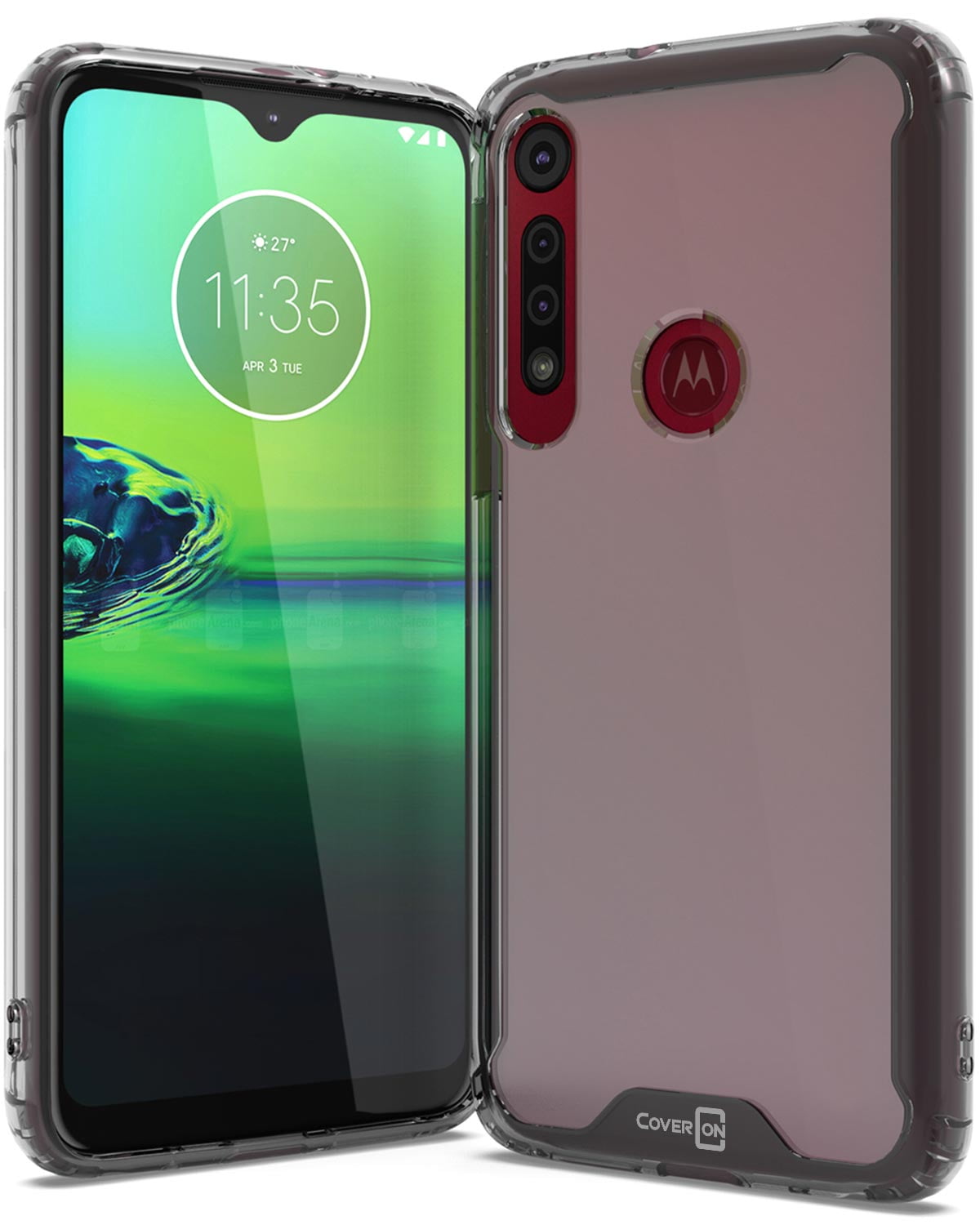 CoverON Motorola Moto G8 Play / One Macro Case Clear Slim Fit Hard ...