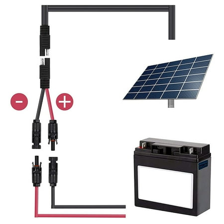 30A SAE to MC4 Adapter Extension Portable Inverter SAE to MC4 Converter ...