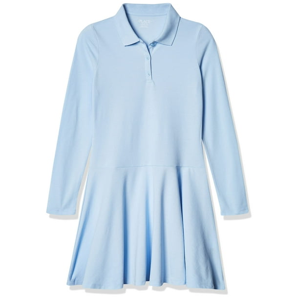 Long Sleeve Polo Dress Girl