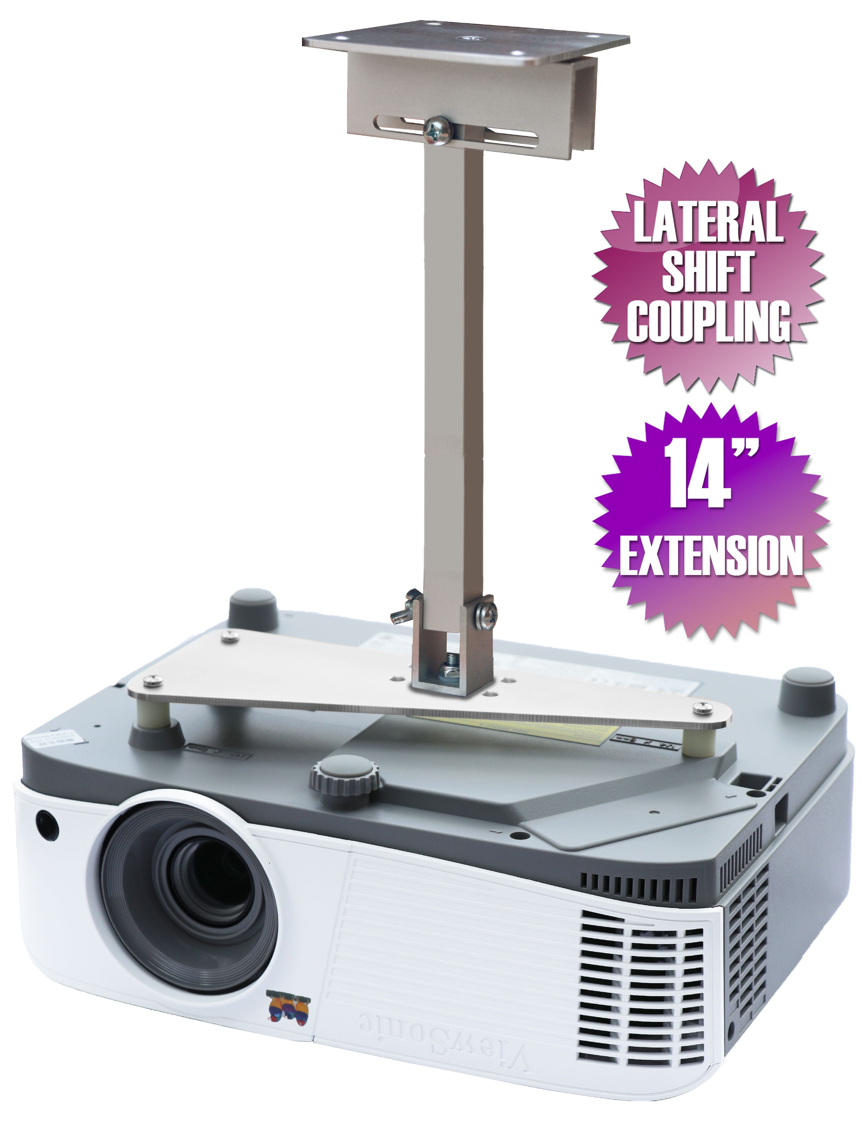 Projector Ceiling Mount for ViewSonic PJD5151 PJD5153 PJD5155 PJD5250 ...