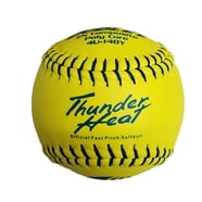 Rawlings USSSA 12 inch Dream Seam High Density Core Leather Softballs ...
