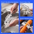ApePal 3-in-1 Stainless Steel Peeling Knife – Multifunctional Fruit ...