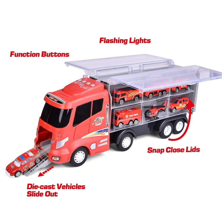 Cars Red Fire Truck Toys