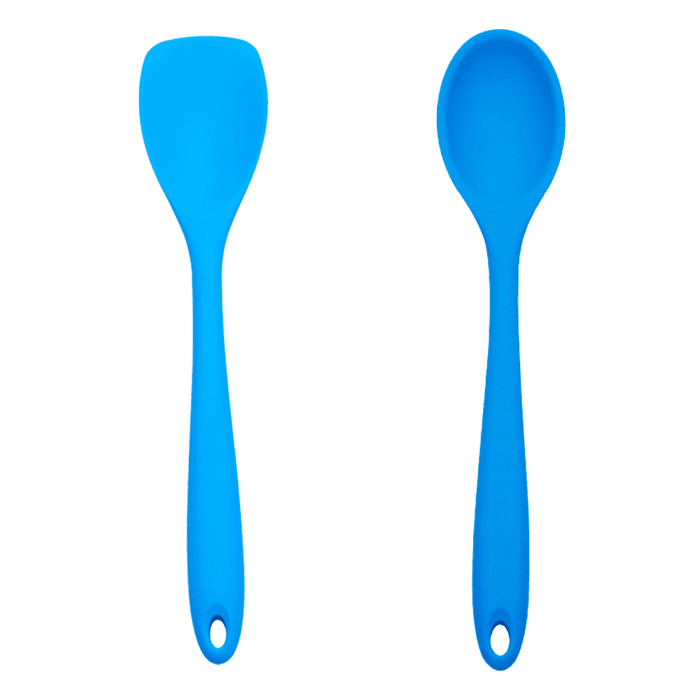2 Piece Mini Kitchen Utensil Set- Silicone Kitchen Tools with Spatulas ...