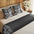 Bed Runner for King Size Bed, Hippo 3 Pcs Bedding Runner Set - 1 ...