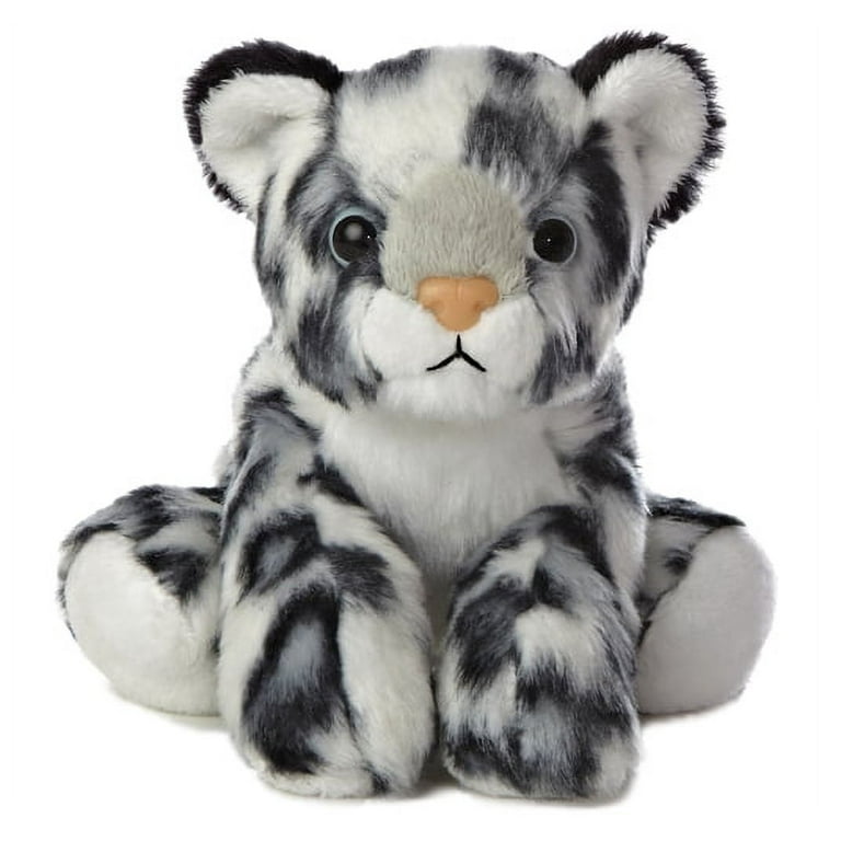 Aurora Small Gray Mini Flopsie 8 Snow Leopard Adorable Stuffed Animal