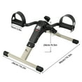 Himaly Folding Pedal Exerciser, Mini Trainer Bike, Under Desk Exercise ...