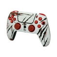 Custom Wireless Controller Compatible with PS5 - Multiple Designs Available (Slasher & Red ...