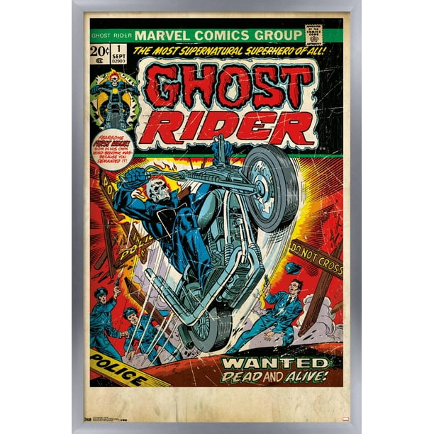 Marvel Comics - Ghost Rider - Cover #1 Wall Poster, 22.375" x 34 ...