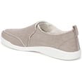 Vionic Malibu Women's Slip-on Comfort Shoe Beige Denim 11W - Walmart.com