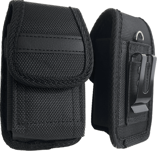 Black Heavy Duty Rugged Clip Case fits TCL Flip Pro, Flip 2, TCL Flip ...