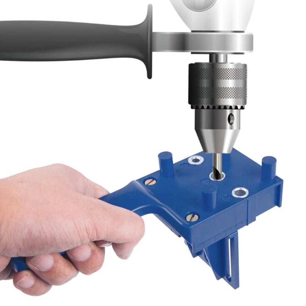 Carpentry Woodworking Dowel Jig with 6/8/10mm Pocket Hole Drilling ...