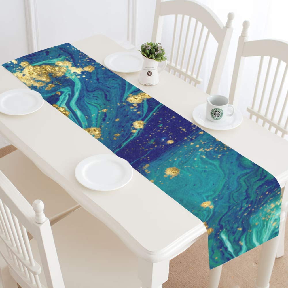 Home & Living Bohemian Table Decor Boho Table Cloth Black Granite ...