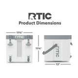 RTIC Halftime Insulated Sports Water Cooler, 3 Gallon Drink Beverage ...