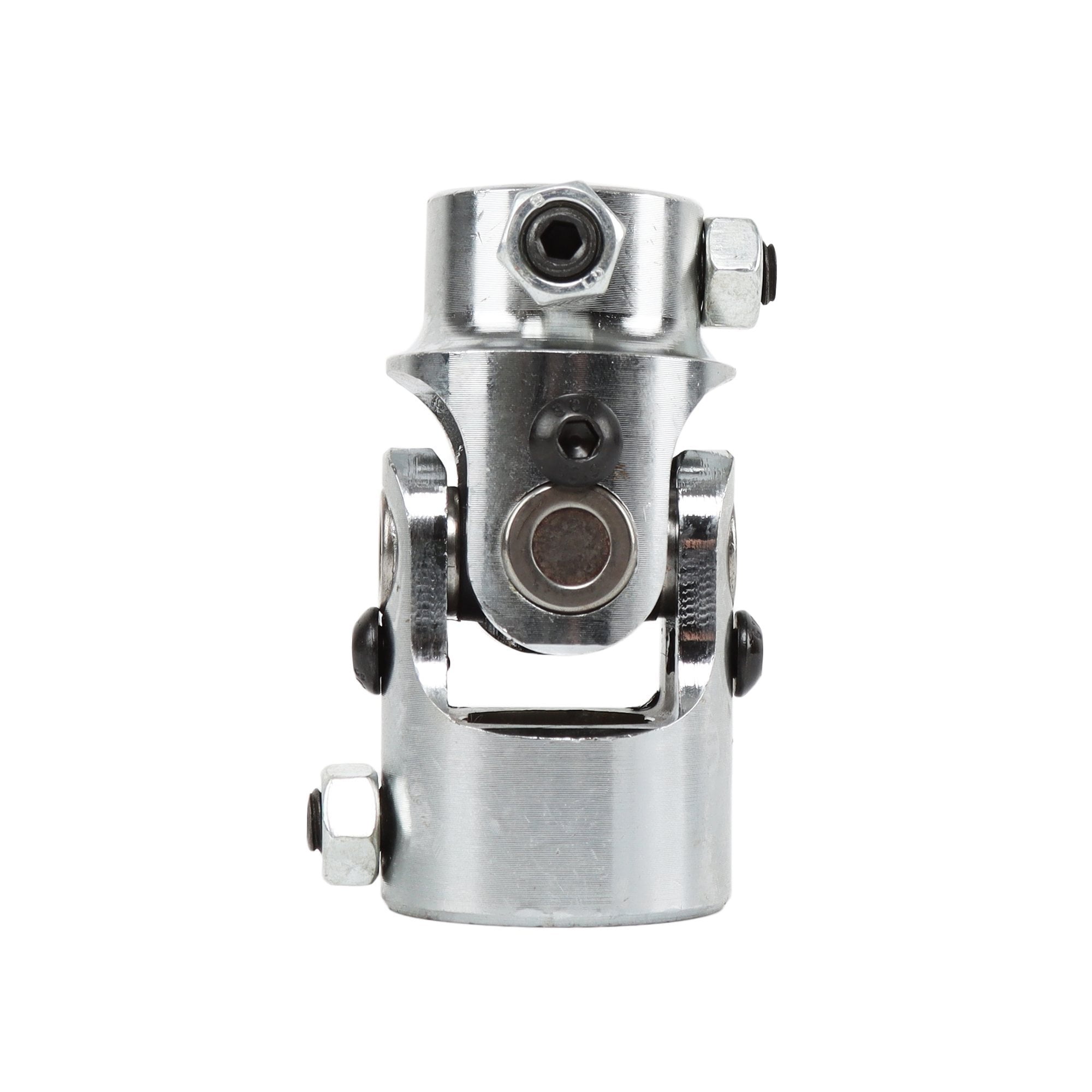 Universal 1" DD X 3/4" DD Chrome Steel Joint Coupler Steering U Joint ...