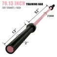 6.6ft Olympic Barbell Bar 35LB(15kg) Barbell,500LBS/700LBSCapacity ...
