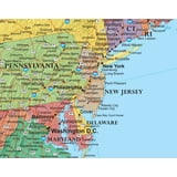 RMC Signature United States USA and World Wall Map Set - Laminated ...