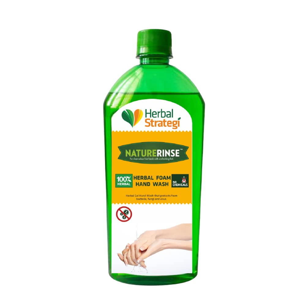 Herbal Strategi Nature Rise Hand Sanitizer | 100% Herbal | Foam Hand ...
