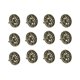 Zeckos Bronze Cast Iron Nautical Compass Rose Drawer Pull Set of 12 ...
