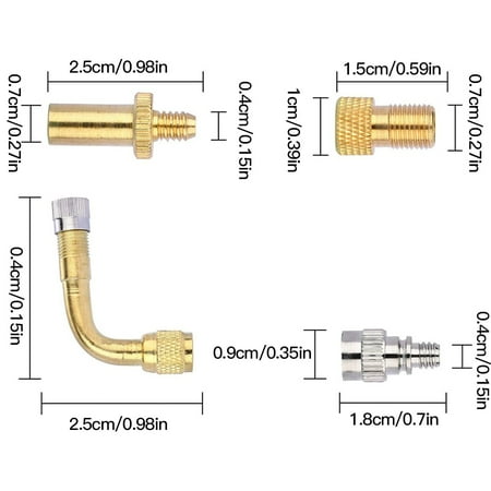 Ball Brass Valve Converter Tool Basketball Pressure Inflation Kit Ball ...