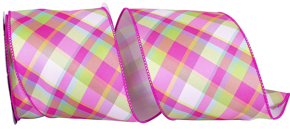 Reliant Ribbon - 94094W-904-10F, Ribbon, Hot Pink, 4 Inch, 10 Yards ...