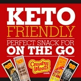 Country Meats, High Protein Keto Friendly Meat Sticks, Sweet BBQ Flavor ...