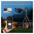 Digital Anemometer Handheld CFM Meter with USB Connection, Dew Point ...