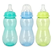 Nuby 3 Stage Baby Bottle with Handles, 3m+, Wide-Neck, 8 oz - Walmart.com