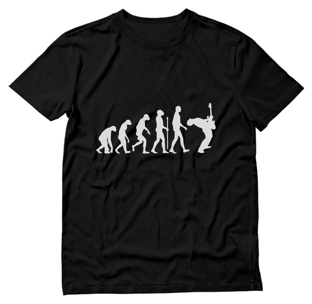 Tstars - Funny Musician Evolution of a Rock Guitarist Rocker T-Shirt XX ...