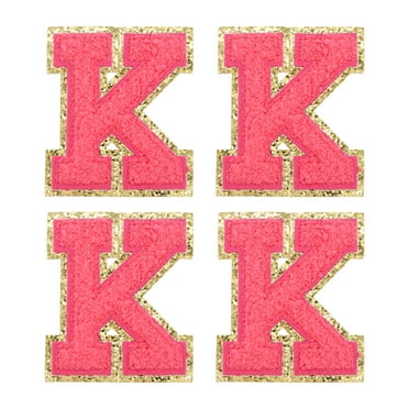 Uxcell Iron on Letter P Patch Colored Rhinestone Shiny Pearl English ...