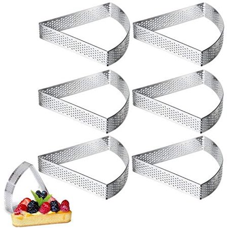 Tart Rings, Stainless Steel Perforated Tart Ring for Baking, Pastry ...