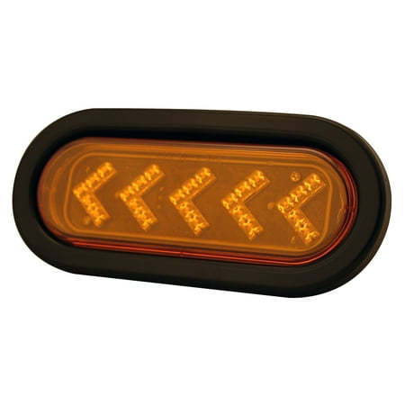 Pilot Automotive 12 Volt 6.44 inch Oval LED Arrow Turn Signal Light ...