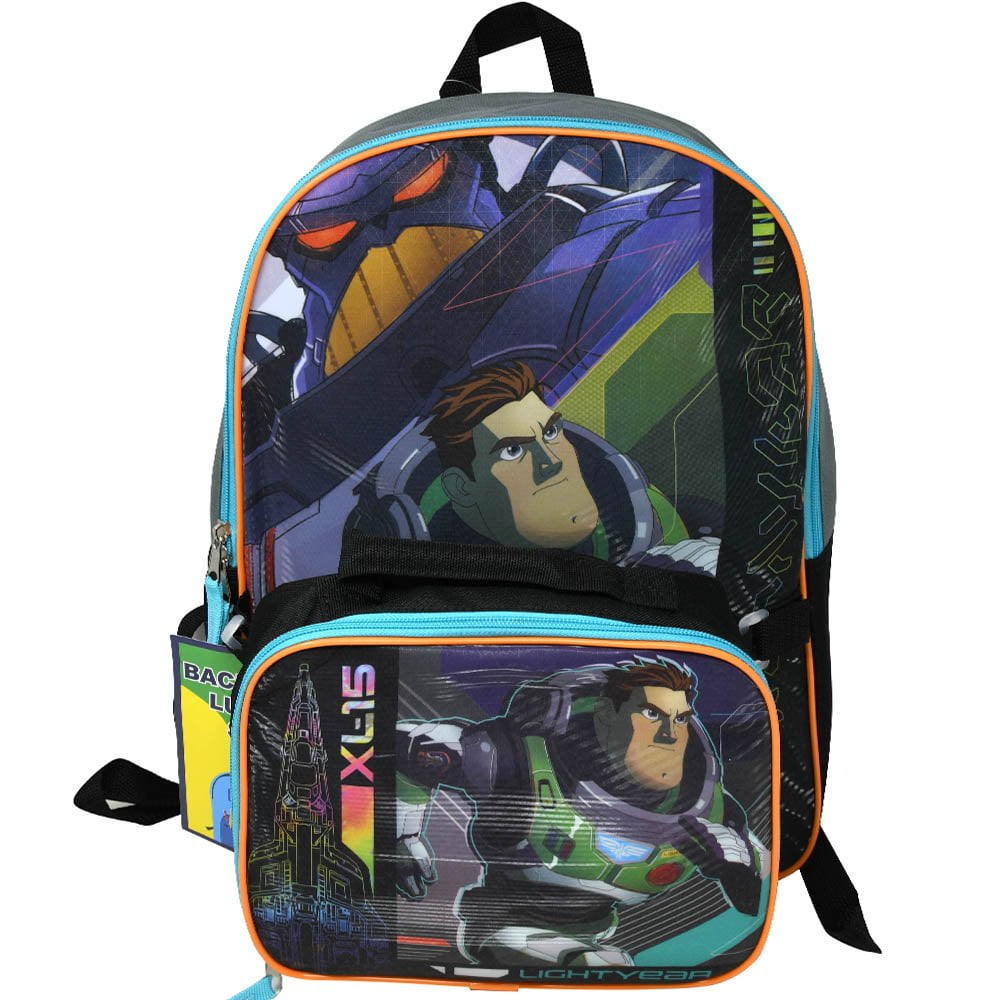Buzz Lightyear 16" Backpack with Lunch Bag - Walmart.com