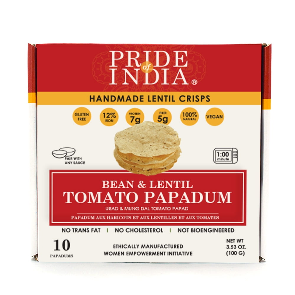 Click here for Pride Of India Tomato Papadum  10-Count (3.53oz -... prices