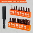Alworkkit 38 Piece Tamper Proof Torx Bit Set Hex Head Allen Wrench