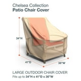 Budge Large Tan Patio Outdoor Chair Cover, Chelsea - Walmart.com