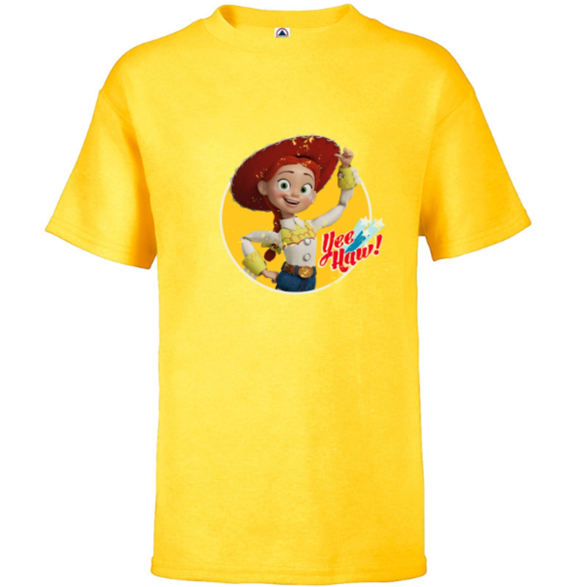 Disney Pixar Toy Story 4 Cowgirl Jessie Yee Haw T-Shirt - Short Sleeve ...